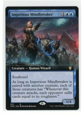 MTG Crimson Vow Commander Imperious Mindbreaker (Extended Art) NM | eBay