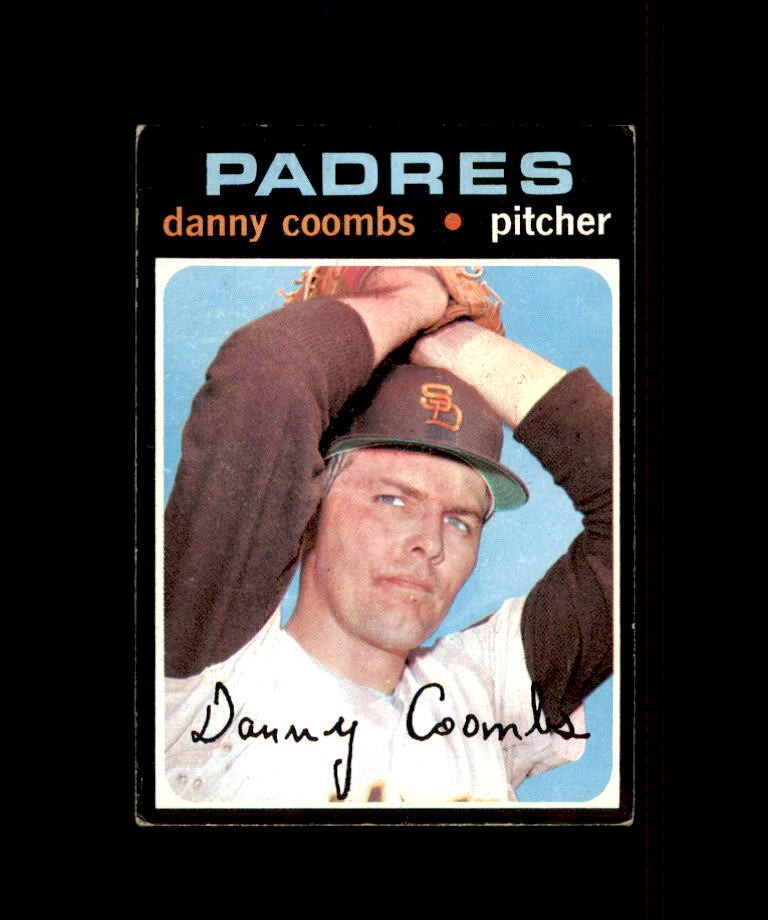 1971 TOPPS BASEBALL CARD SAN DIEGO PADRES #126 DANNY COOMBS | eBay
