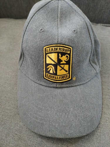 Goarmy.com/rotc Leadership Excellence Gray Strap Back Baseball Cap | eBay