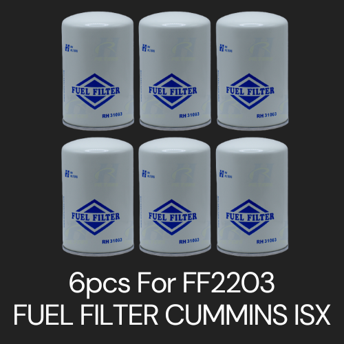 6X FF2203 Replace Fleetguard Fuel Filter Secondary ISX Cummins | eBay