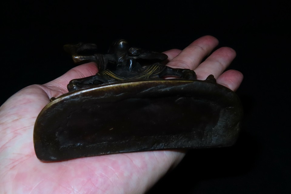 Old Nepal Tibet Bronze Chitipati / Shri Shmashana Adhipati Statue | eBay