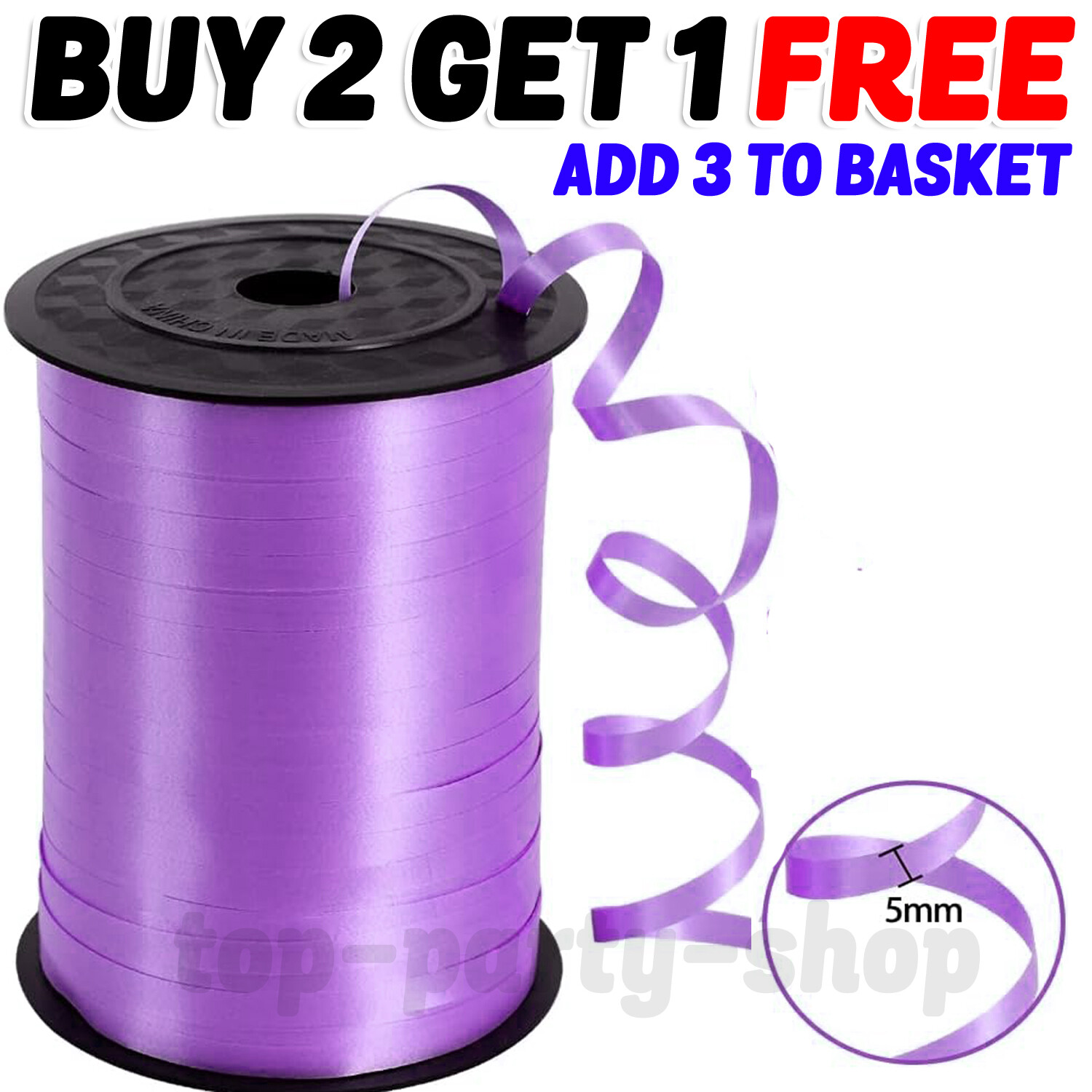 50 METERS BALLOON CURLING RIBBON FOR PARTY GIFT WRAPPING BALLOONS ...