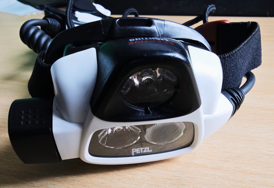 Petzl NAO Rechargeable Trail Running Head Torch with Rechargeable ...