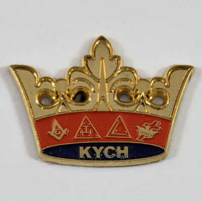 Masonic KYCH Knights of the York Cross of Honour Lapel Pin Mason (SCA ...