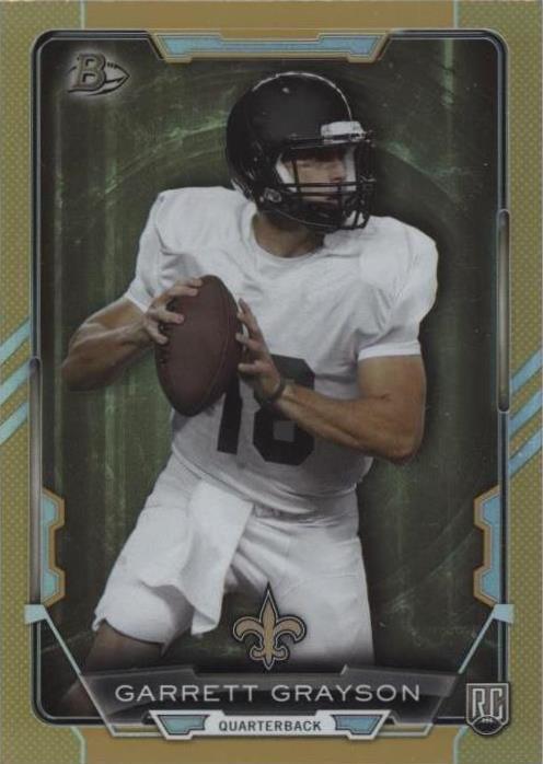 2015 Bowman - Rookies Garrett Grayson #57 Gold Rainbow Foil /399 (RC ...