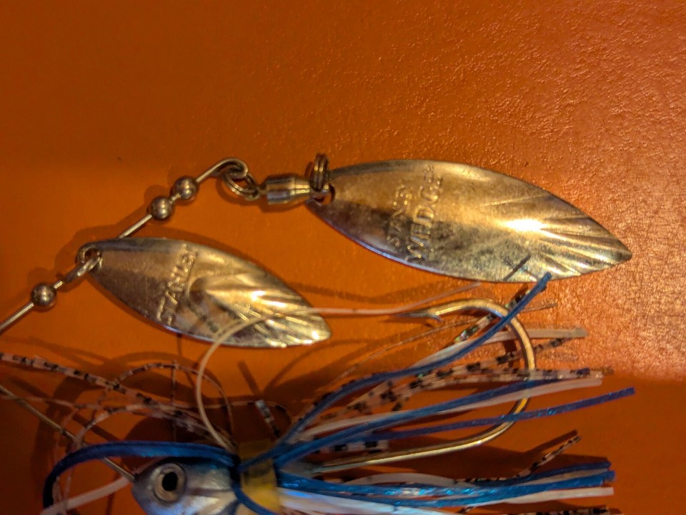 Stanley Wedge & Stanley Spinnerbait Fishing Lures, Lot of 8, Bass Pike ...