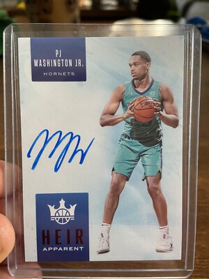PJ Washington Jr RC Autograph /99 Heir Apparent 2019-20 Panini Court ...