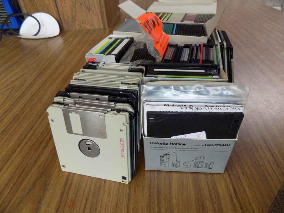 lot of 200 used 3.5 diskette disc disk games business other untested | eBay