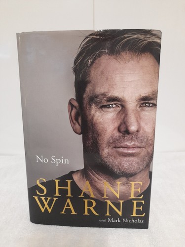 Shane Warne No Spin With Mark Nicholas Hardcover Book Autobiography ...