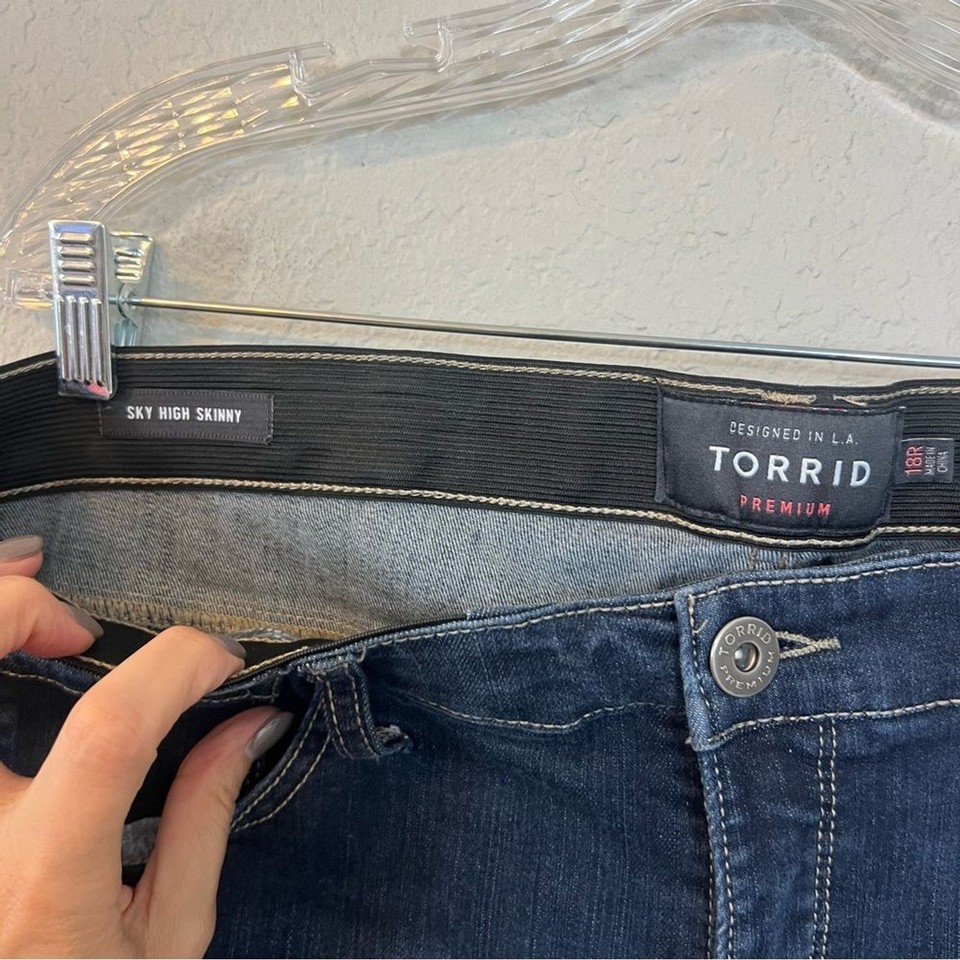 Torrid Premium Sky High Skinny Jeans 18R | eBay