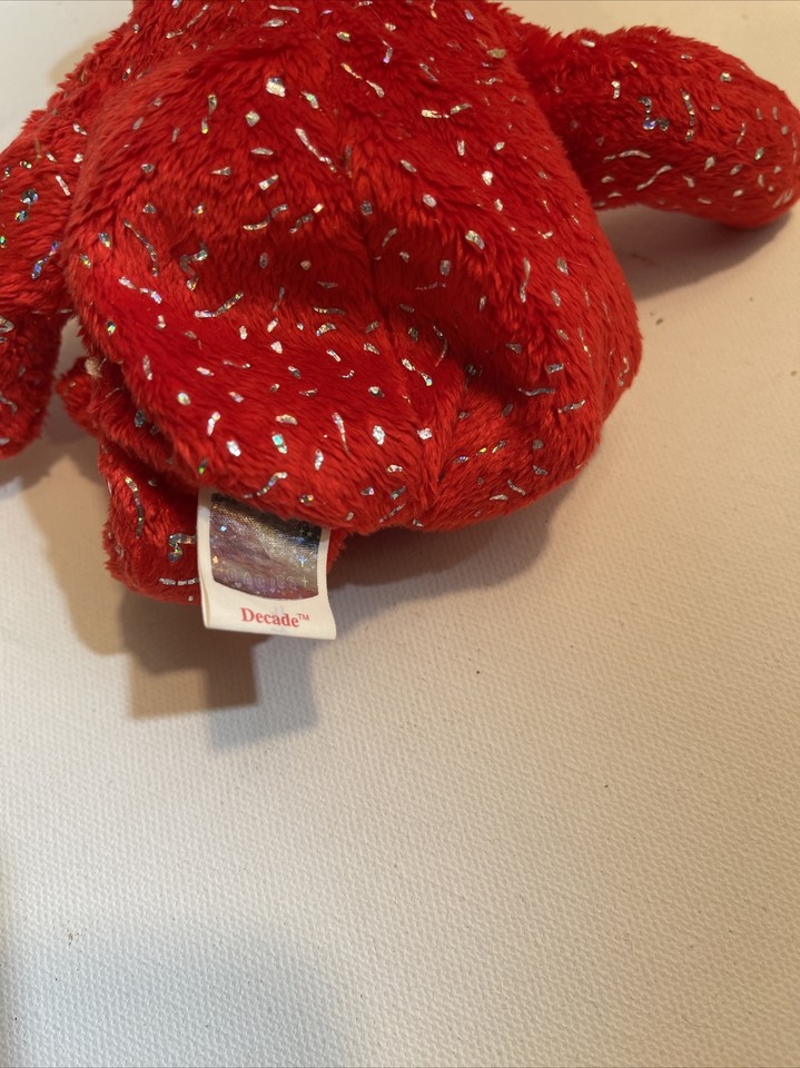 TY Beanie Baby - DECADE the Bear (Red Version) (8.5 inch) | eBay