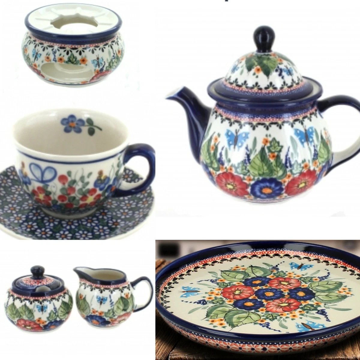 Polish Pottery Tea Sets