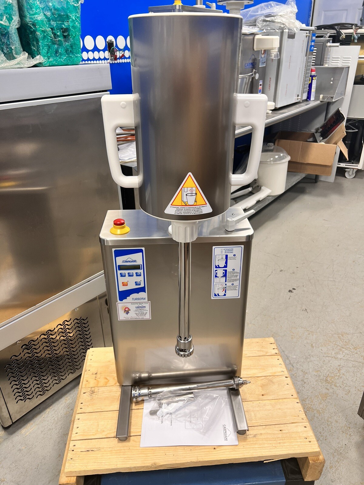 Carpigiani TURBOMIX blender frozen Kitchen pastry Gelato Ice Cream W/ 2 ...