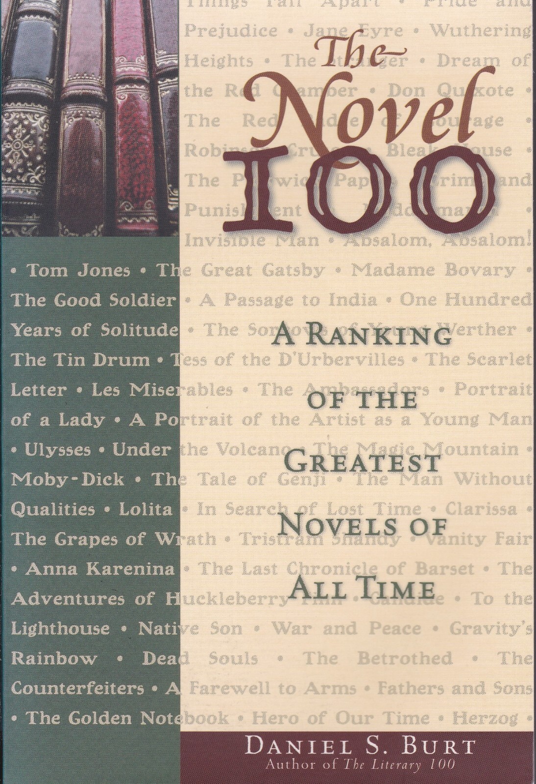 THE NOVEL 100 -- A Ranking of the Greatest Novels of All Time - Daniel ...