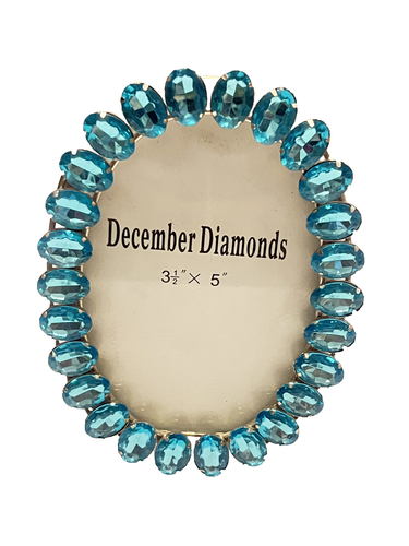 December Diamonds Picture Frame 3 1/2" x 5" Blue | eBay