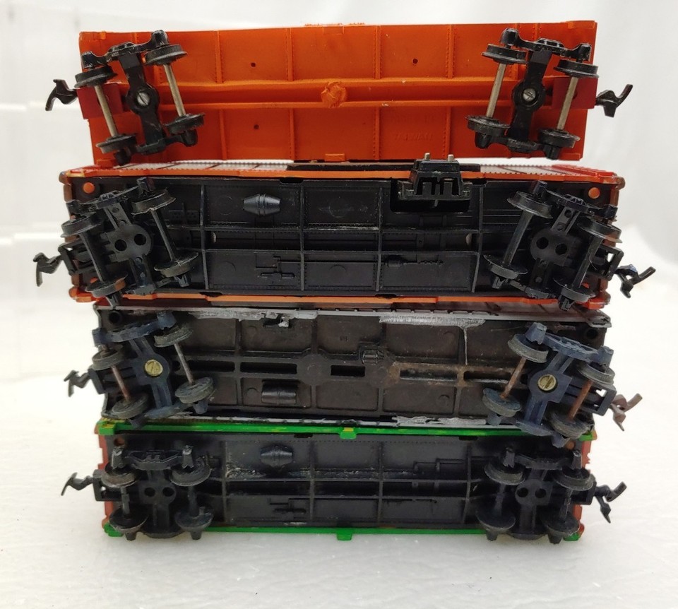4 HO Gauge Model Train Boxcars with Weights inside Nice Cars | eBay