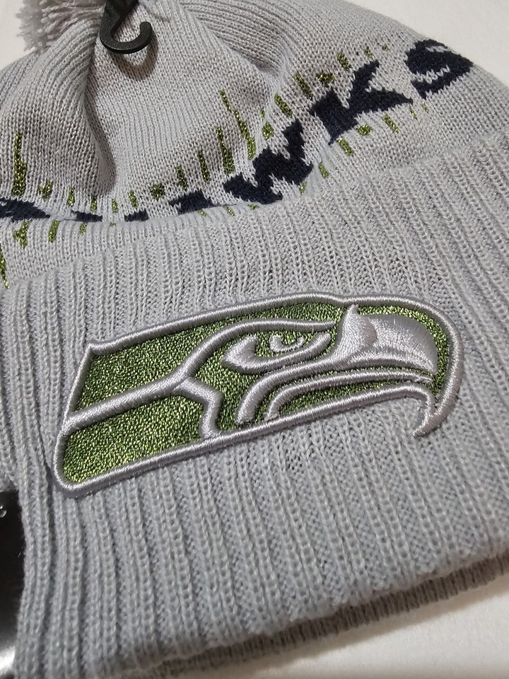 ☆SEATTLE SEAHAWKS New Era Rivalries Sideline Cuffed Knit Hat NFL 2025 S ...