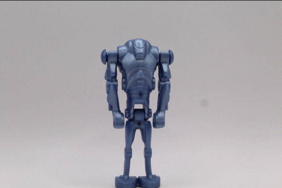 Vtg Star Wars LEGO Super Battle Droid sw0056 minifigure Pearl Blue 7163 ...