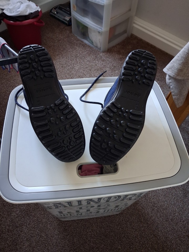 Hotter Mist GTX Walking Shoes Size 6.5 Extra Wide COLOUR FRENCH NAVY ...