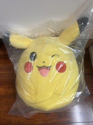 pokemon center winking pikachu 12 in squishmallow plushy | eBay