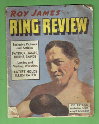 #T316. RING REVIEW MAGAZINE - 1946, VIC PATRICK BOXING COVER | eBay
