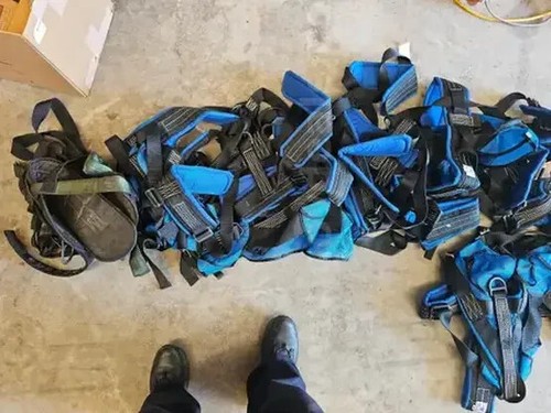 14X LOT CMC PMI FIRE SERVICE RESCUE CLIMBING CLASS 3 FULL BODY ...