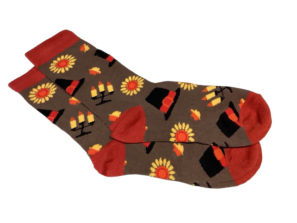 Fall Leaves Thanksgiving Fall Socks for Women Cute Socks Novelty Socks ...