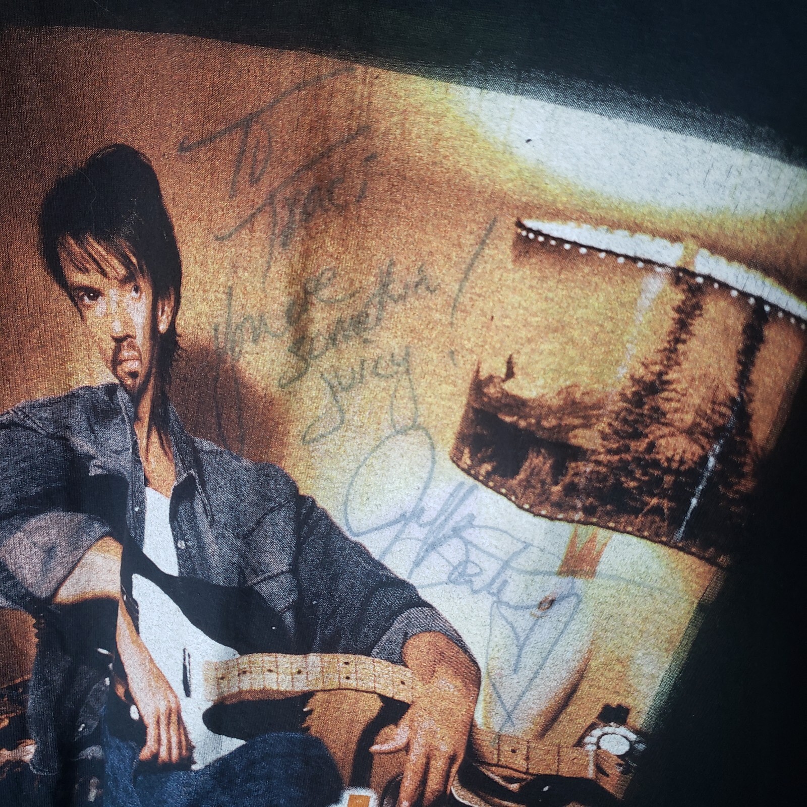 Jeff Bates I Like Long Slow Kisses Shirt Mens L Large Black Tour ...