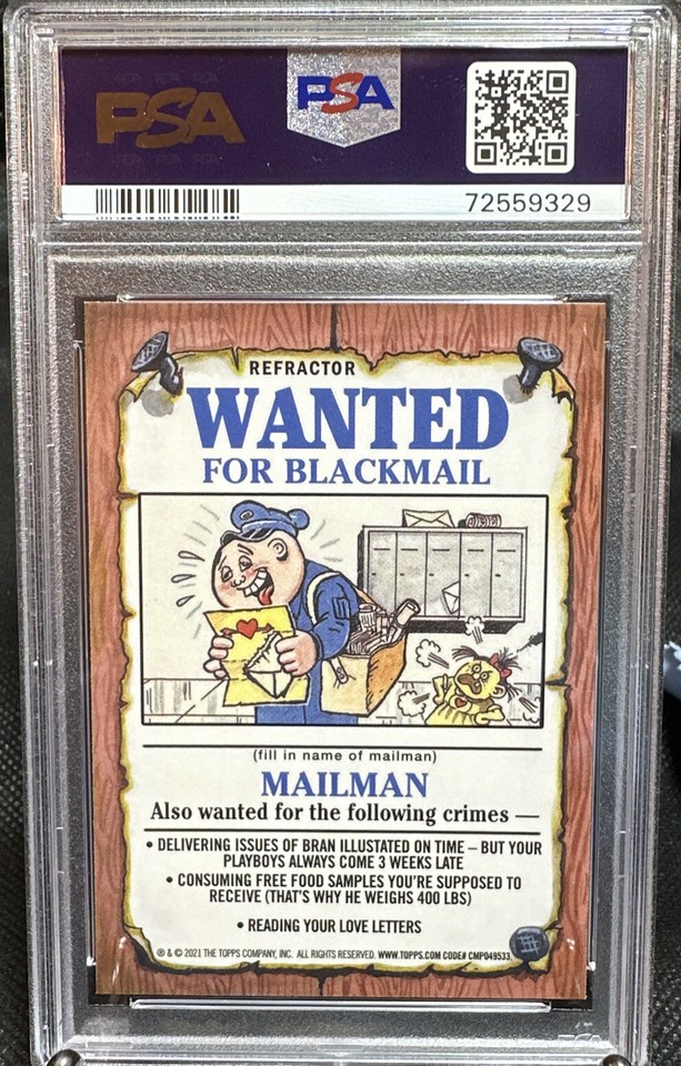 2021 GPK CHROME SER.4 TRASHED TRACY REFRACTOR | eBay