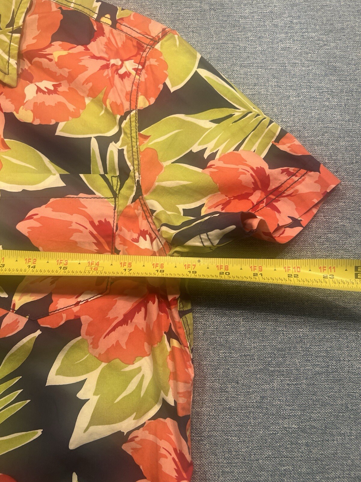 Hawaiian shirt for men Medium Cali Whoou Cotton Navy Green Red | eBay