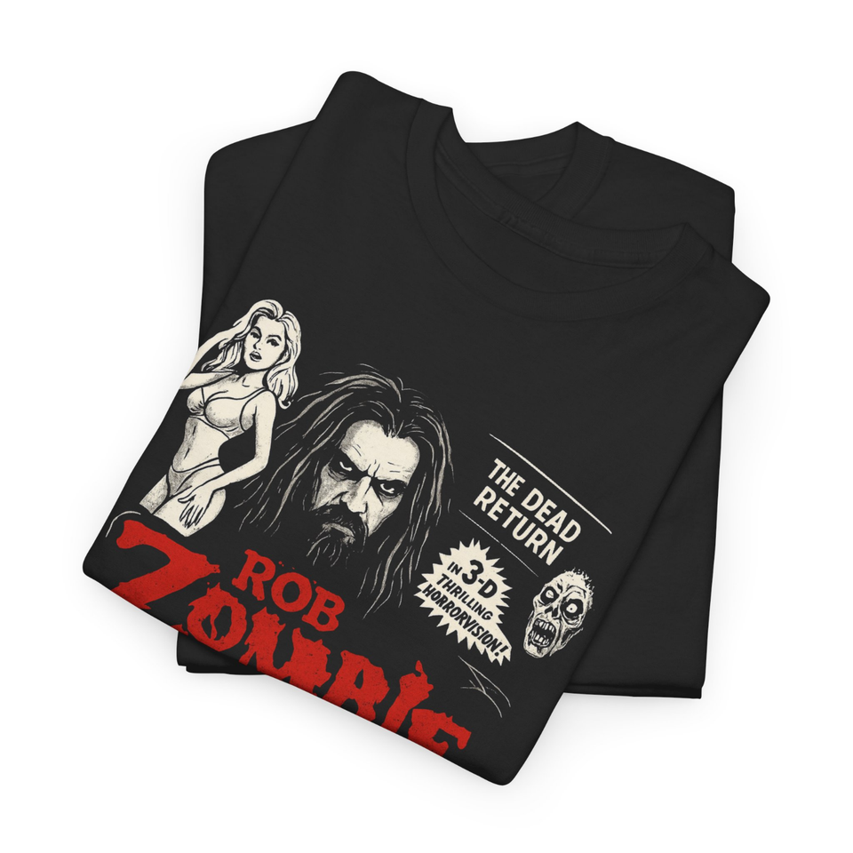 Vintage 90s Rob Zombie Spooks-A-Poppin Band Tee T-Shirt | eBay