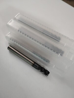 (5pc Lot) 6mm Carbide End Mill 5FL 1mm CR | eBay