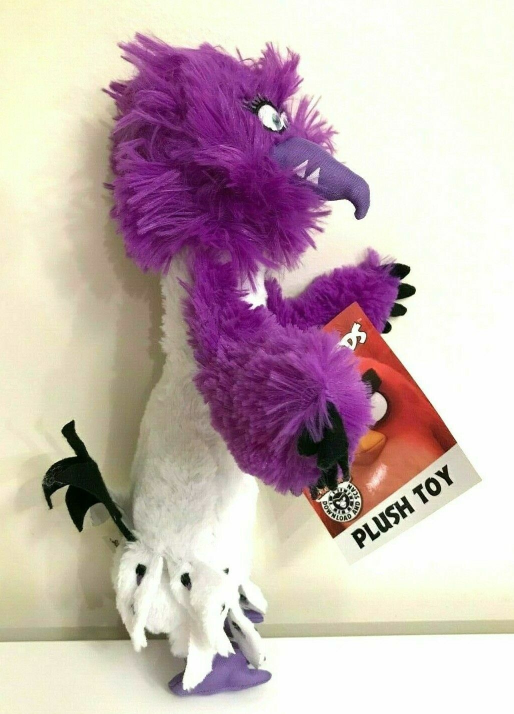 Large 15" Angry Birds 2 Purple Zeta Eagle Plush .New Toy. Soft | eBay