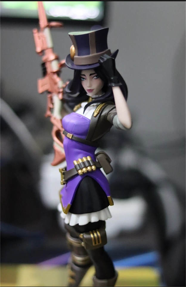LEAGUE OF LEGENDS CAITLYN KIRAMMAN FIGURE OFFICIAL LOL SHERIFF OF ...