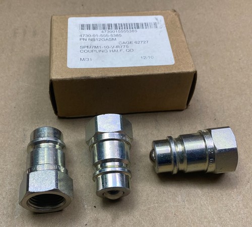 Hydraulic Coupling Male 1/2" BSP ball type Faster Inc. NS12GASM NOS Lot ...