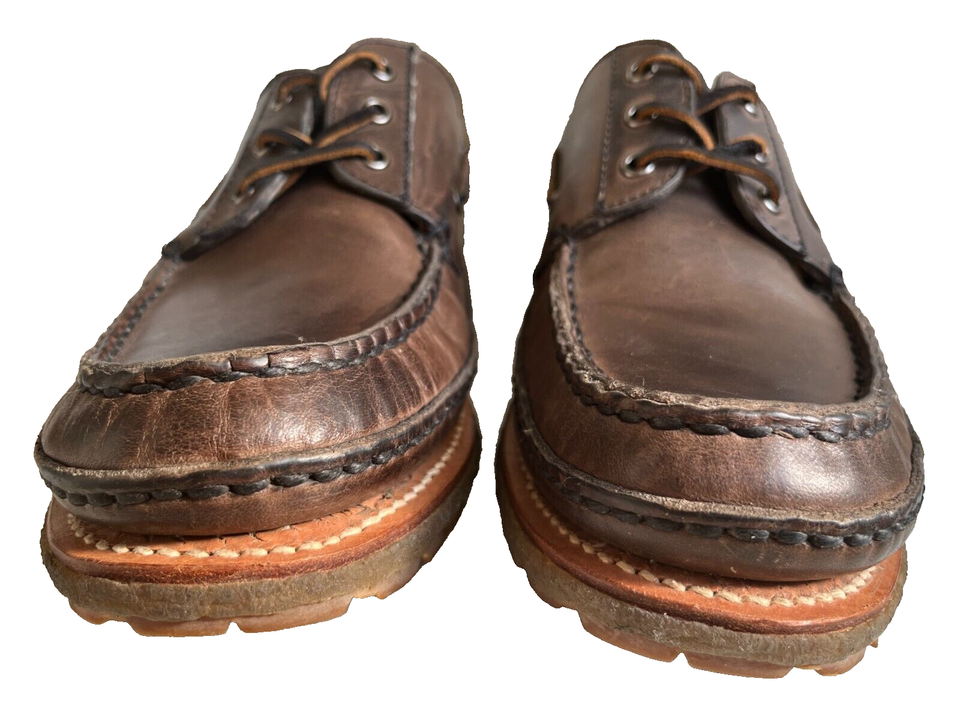 Frye Nolan Double Bottom Boat Shoes, U.S. 10.5M*. Gr8 Condition. Mexico ...