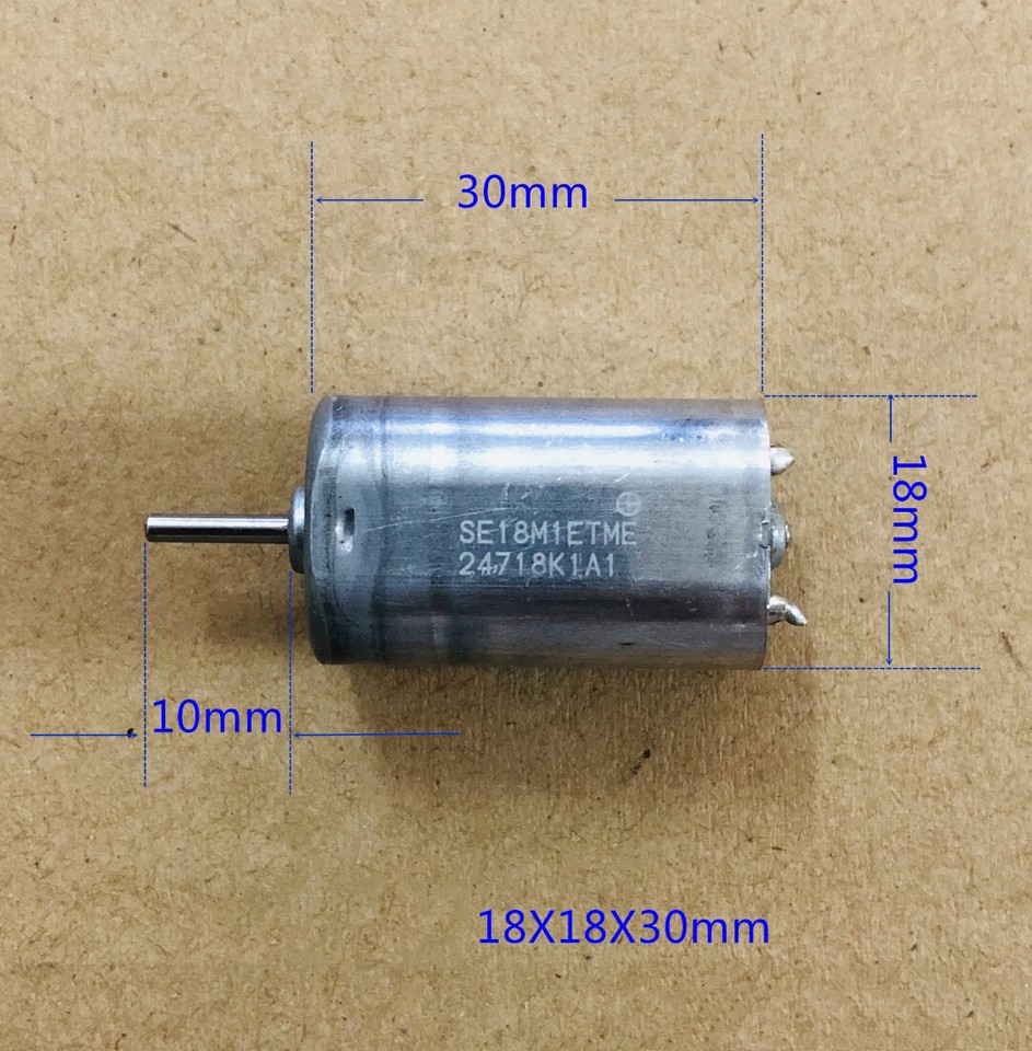 DC 12V-24V Micro 18MM*18MM Square Motor Large Torque 6-Pole Rotor Small ...