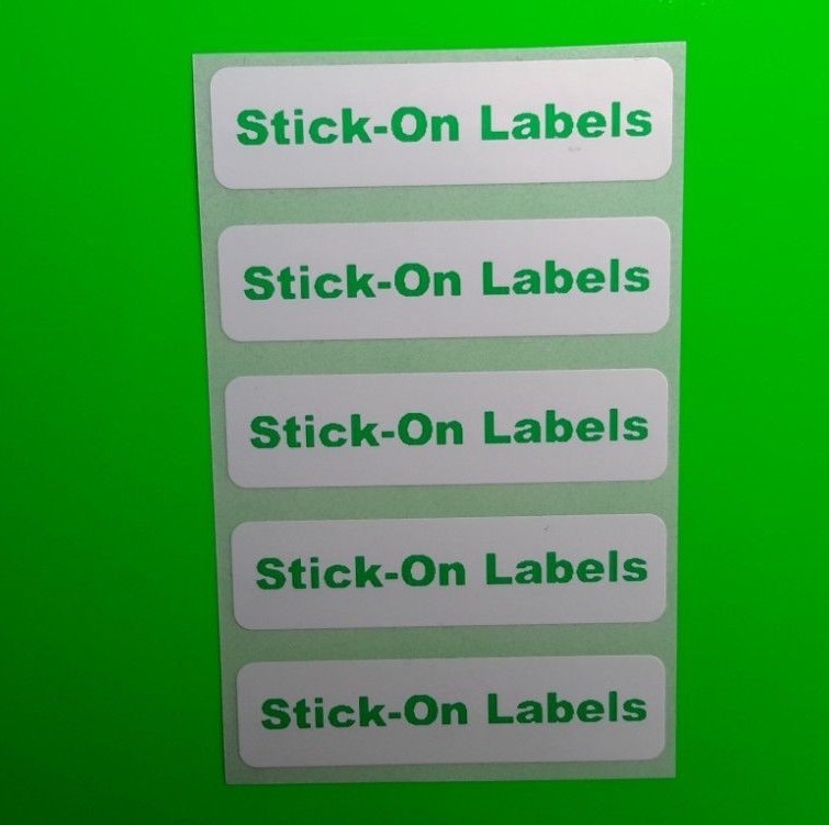 Stick on Name Labels School Children Stickers Personalise Tag for ...
