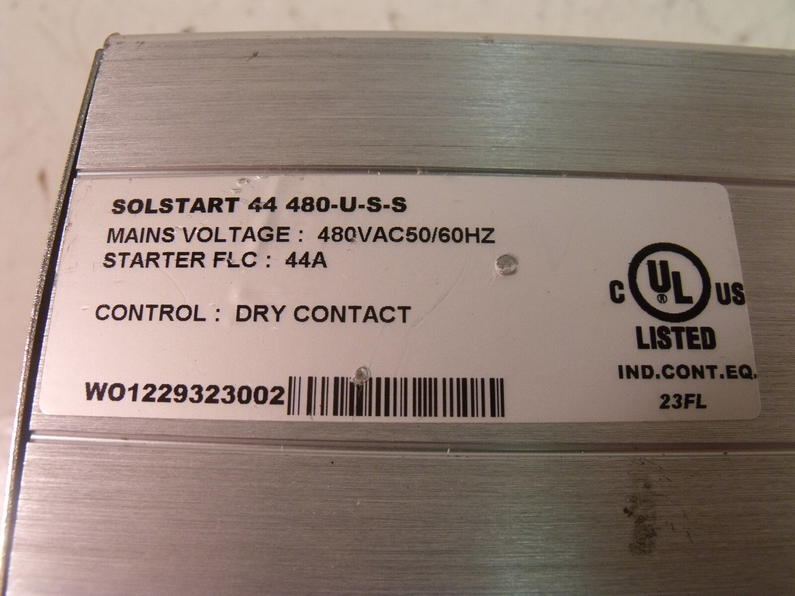 Solcon 44 480-U-S-S Solstart Reduced Voltage Starter | eBay