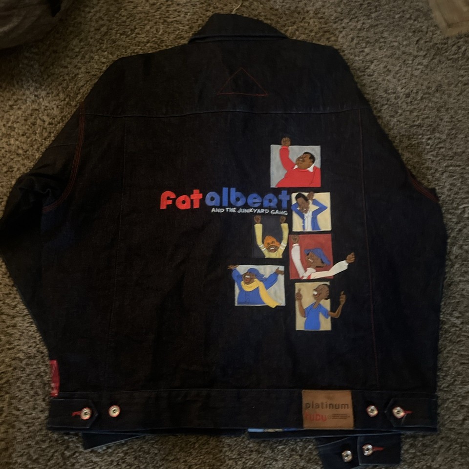 Fat Albert & the Junkyard Gang FUBU Platinum Denim Jacket 3XL | eBay
