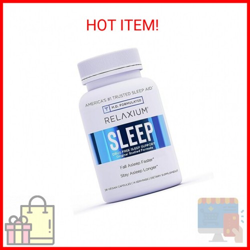 Relaxium Sleep Aid, 14 Servings, Non-Habit Forming, Sleep Supplement ...