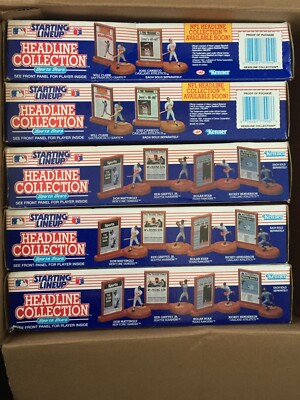 Lot of 5 Kenner Starting Lineup Headline Collection 90's New Old stock ...