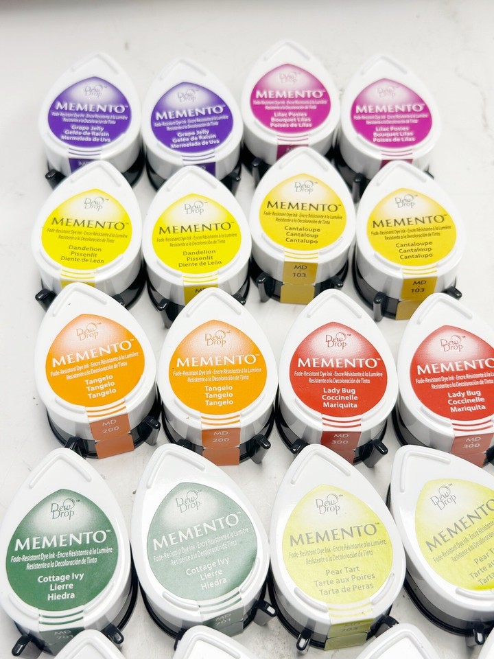 Memento Ink 24 Pack Fade Resistant Dye Ink Tsukineko NEW OPEN BOX | eBay