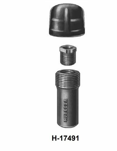 MUELLER H-17491 3" NO-BLO Save-A-Valve Drilling Nipple Weld Type 1,440 ...