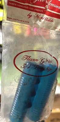 Vintage NOS Hunt Wilde 3/4 Tricycle grips Radio Flyer Amf Schwinn Blue ...