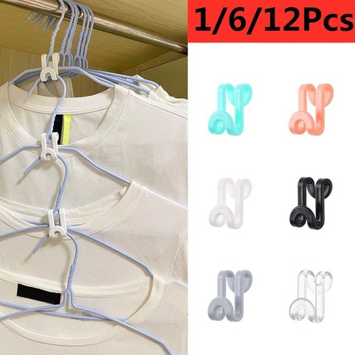 S Hook Mini Clothes Hanger Connector Cascading Hook Closet Organizer ...