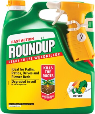 Roundup Weed Killer Fast Action Kills Root Concentrate Spray or Bottle ...