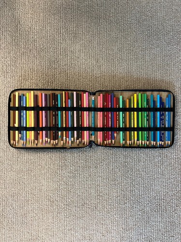 prismacolor colored pencils 110 in beautiful double sided case | eBay