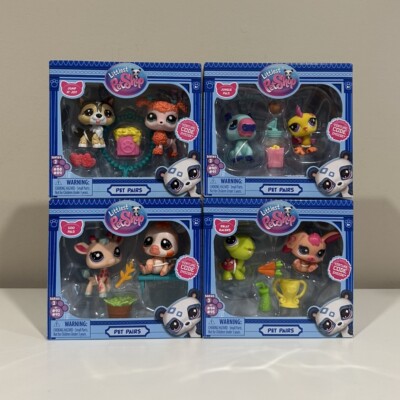 Littlest Pet Shop Pet Pairs Gen 7 Series 2 LPS G7 Figures Full Set Of 4 ...