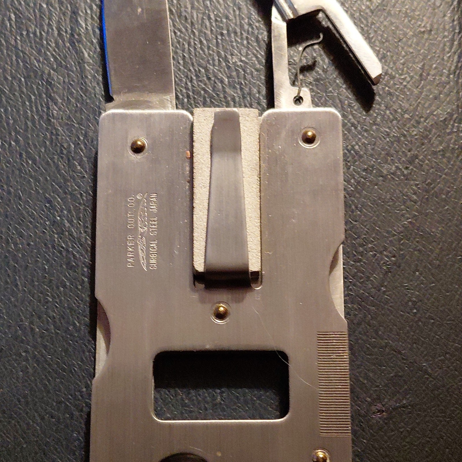 Parker Cut Co. Type-H Multi-Tool 6-in-1 Stainless Steel Silver Pocket ...